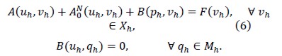 Notice that the Taylor-Hood element satisfied the inf-sup condition ...