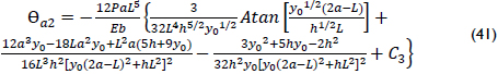 Equation (40) is integrated to obtain the displacements because there ...