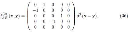 The symplectic matrix is singular and it has a zero mode
