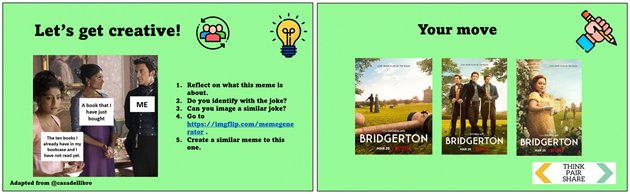 Examples of Tasks to Develop Students’ Multimodality (Own Elaboration)